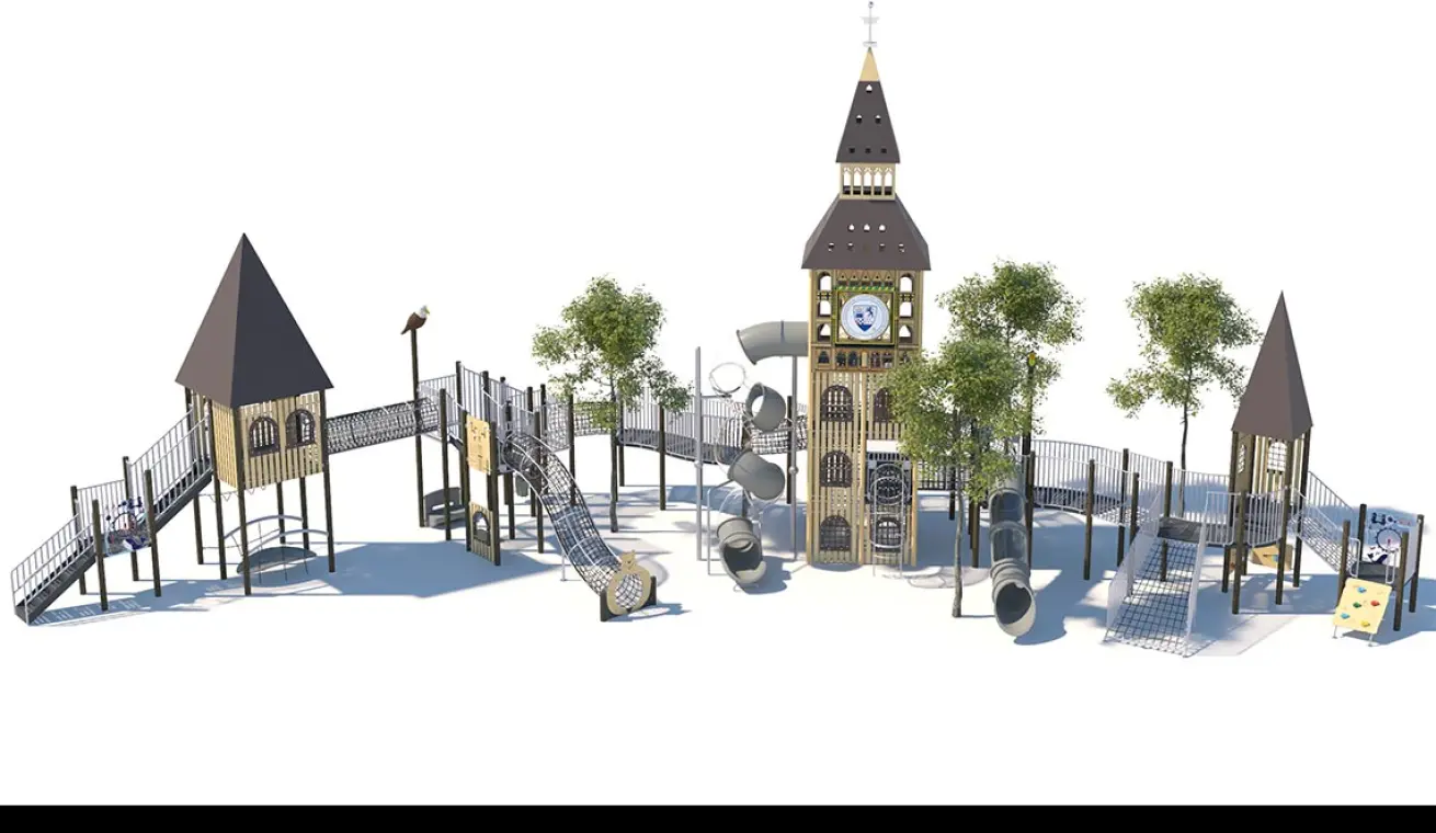 Giant London Tower Playground - Cowboy Playground