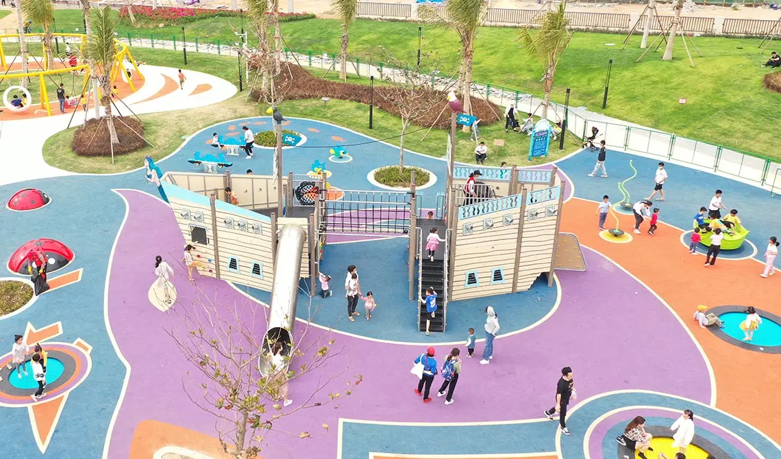 Pirate Ship Outdoor Playground With Slide - Cowboy Playground