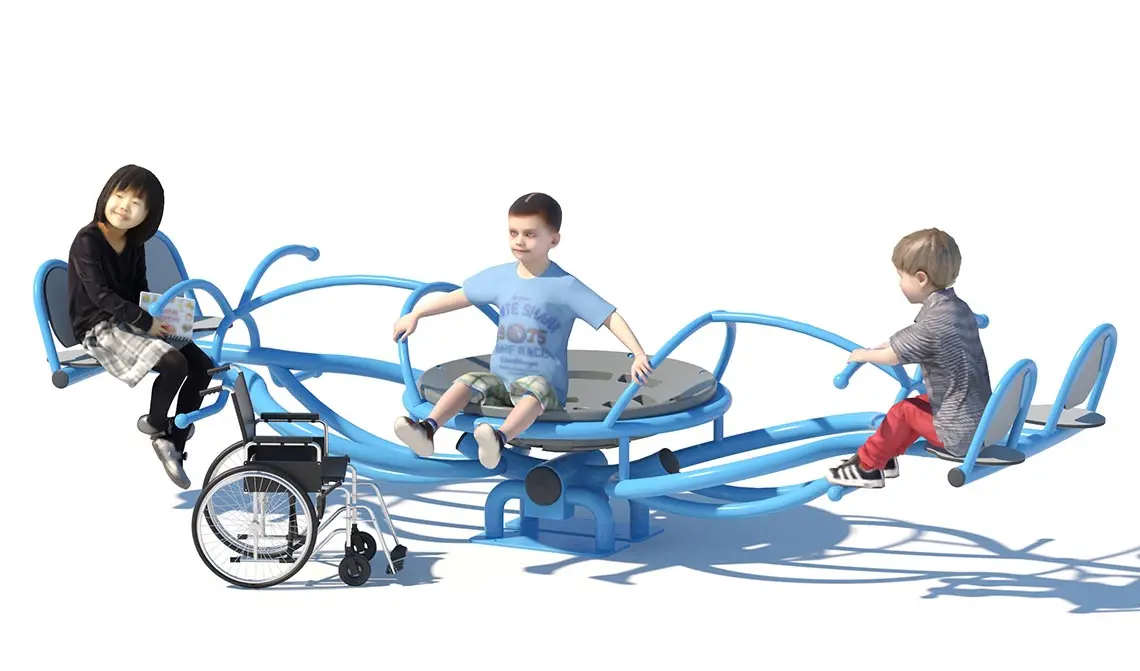 Inclusive Seesaw Playground For Outdoor Parks - Cowboy Playground