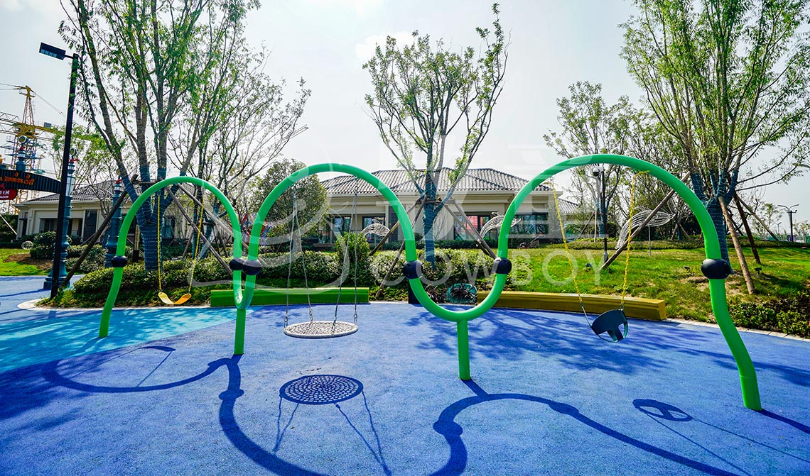 Combination Multiplayer Swing For Outdoor Playground - Cowboy Playground