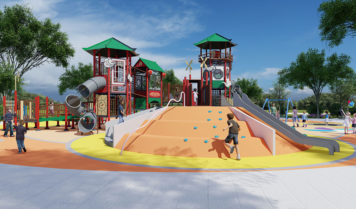 Che Kung Temple Themed Park Playground,HongKong - Cowboy Playground