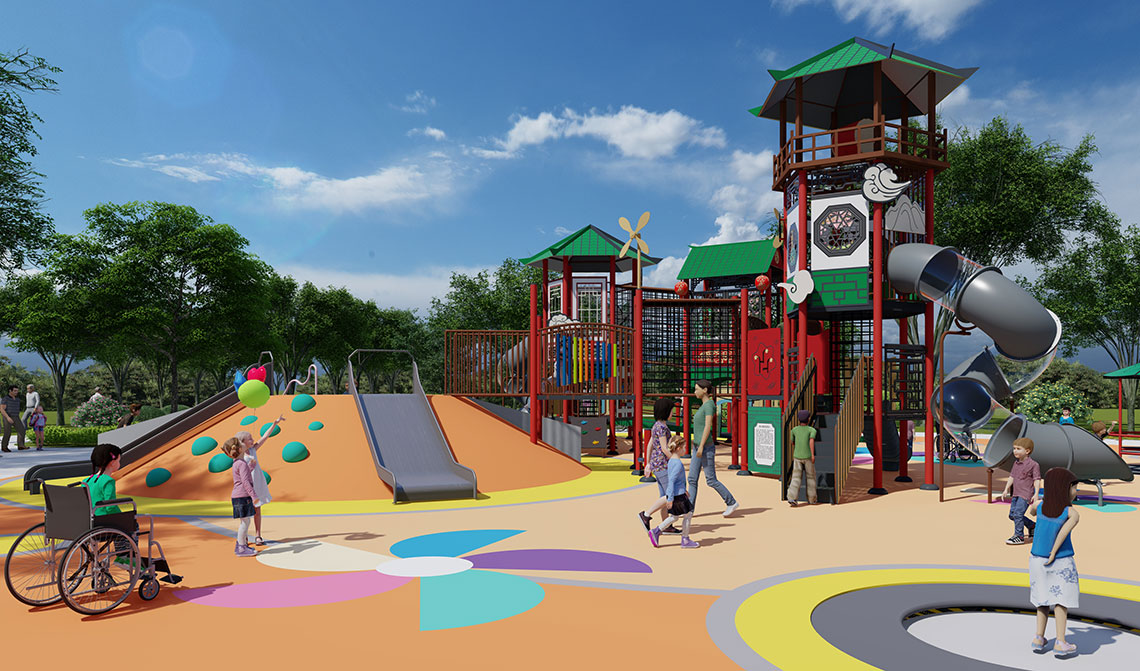 Che Kung Temple Themed Park Playground,HongKong - Cowboy Playground