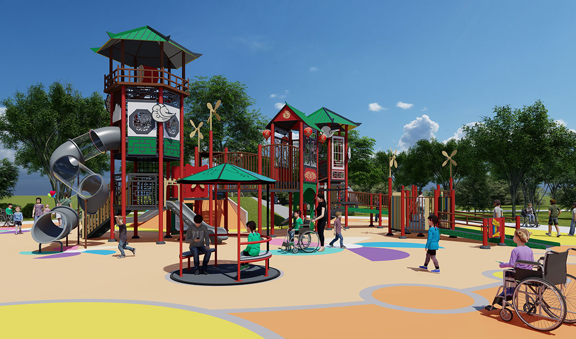 Che Kung Temple Themed Park Playground,HongKong - Cowboy Playground