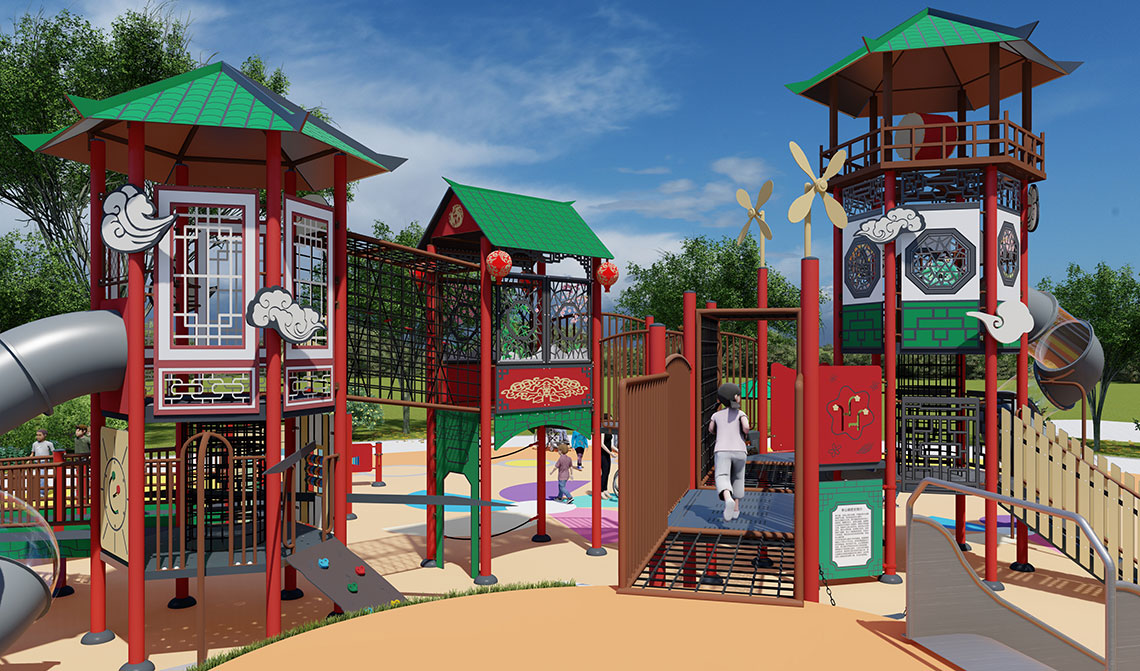 Che Kung Temple Themed Park Playground,HongKong - Cowboy Playground