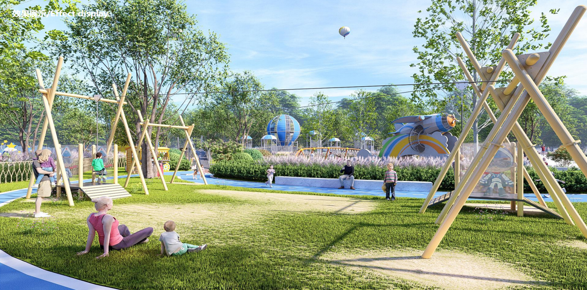 General Aviation Themed Park Playground - Cowboy Playground