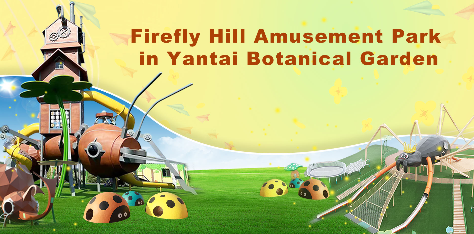 Firefly Hill Amusement Park in Yantai Botanical Garden - Cowboy Playground