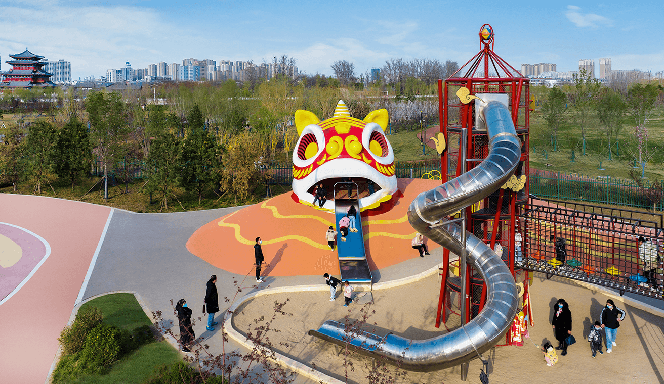 Chinese Lion Playground - Cowboy Playground