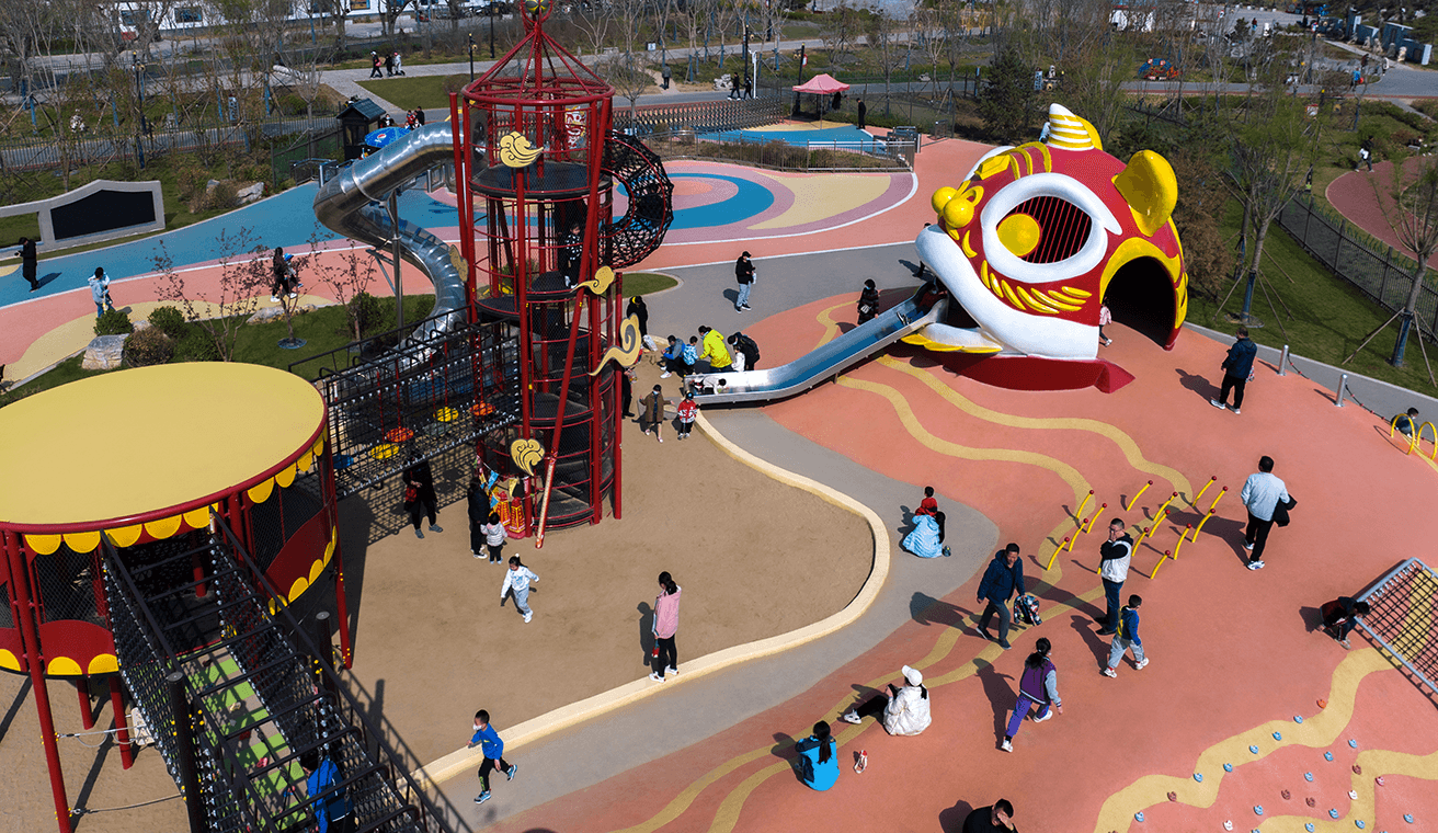 Chinese Lion Playground - Cowboy Playground