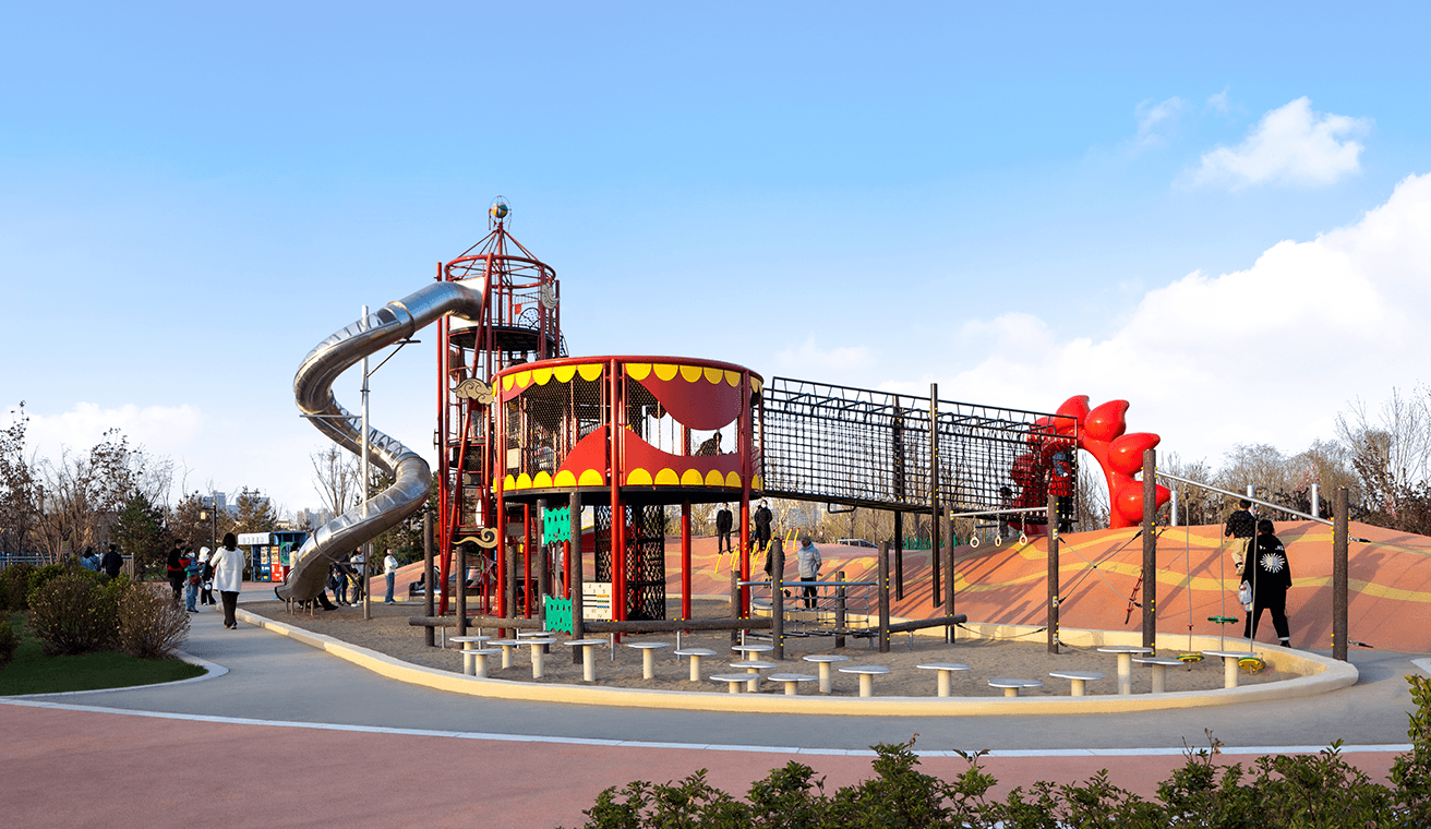 Chinese Lion Playground - Cowboy Playground