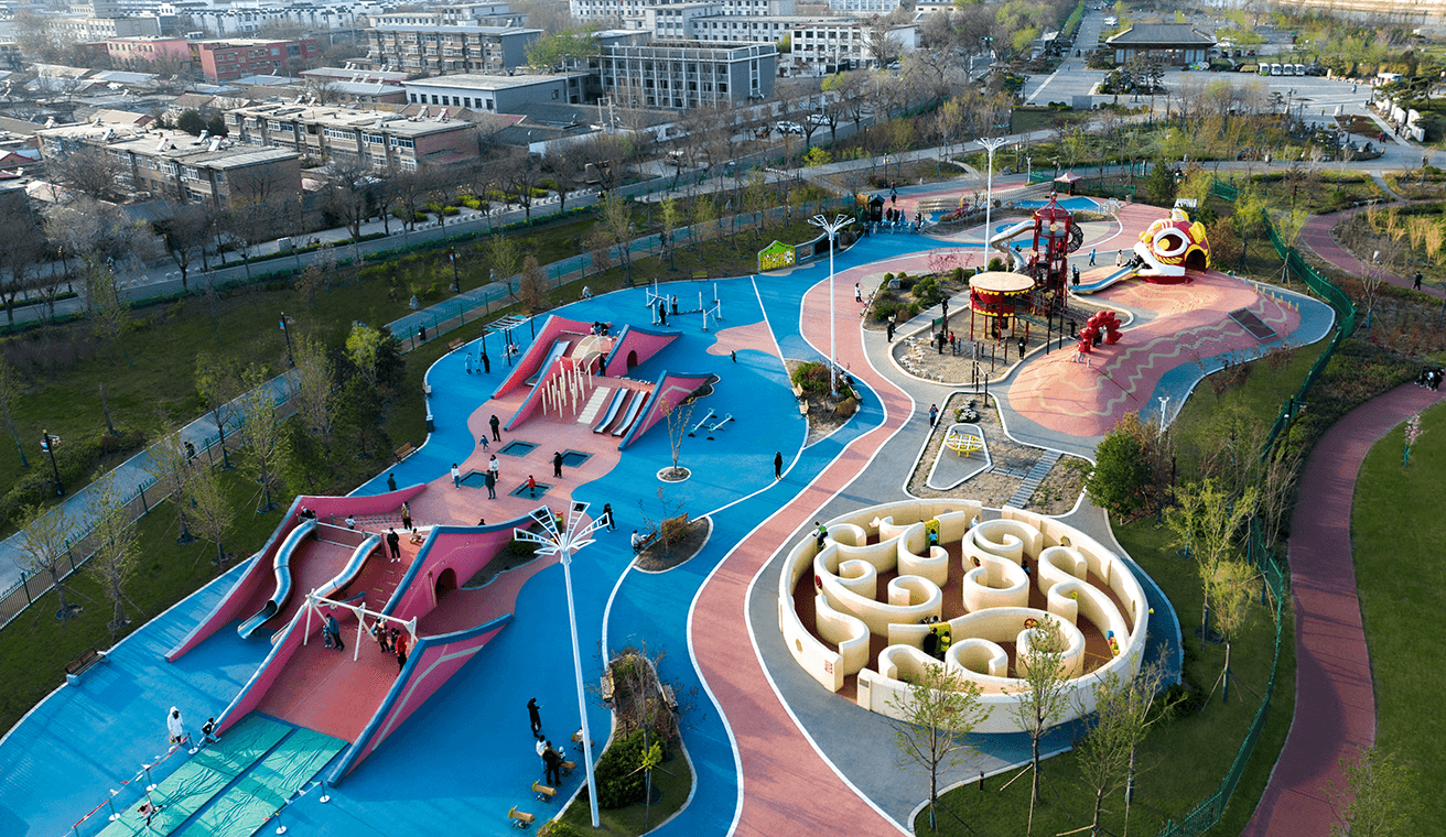 Chinese Lion Playground - Cowboy Playground