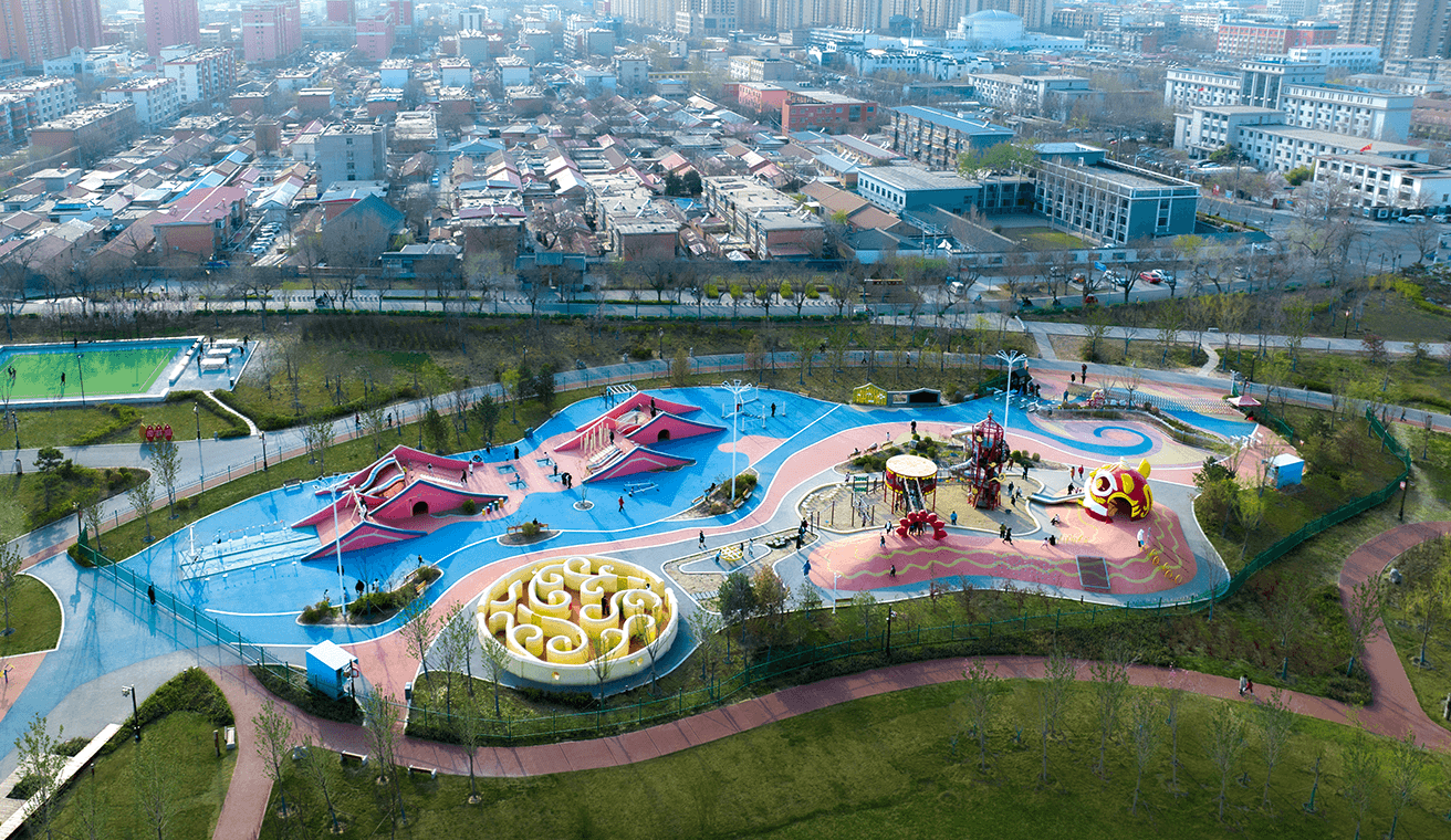 Chinese Lion Playground - Cowboy Playground