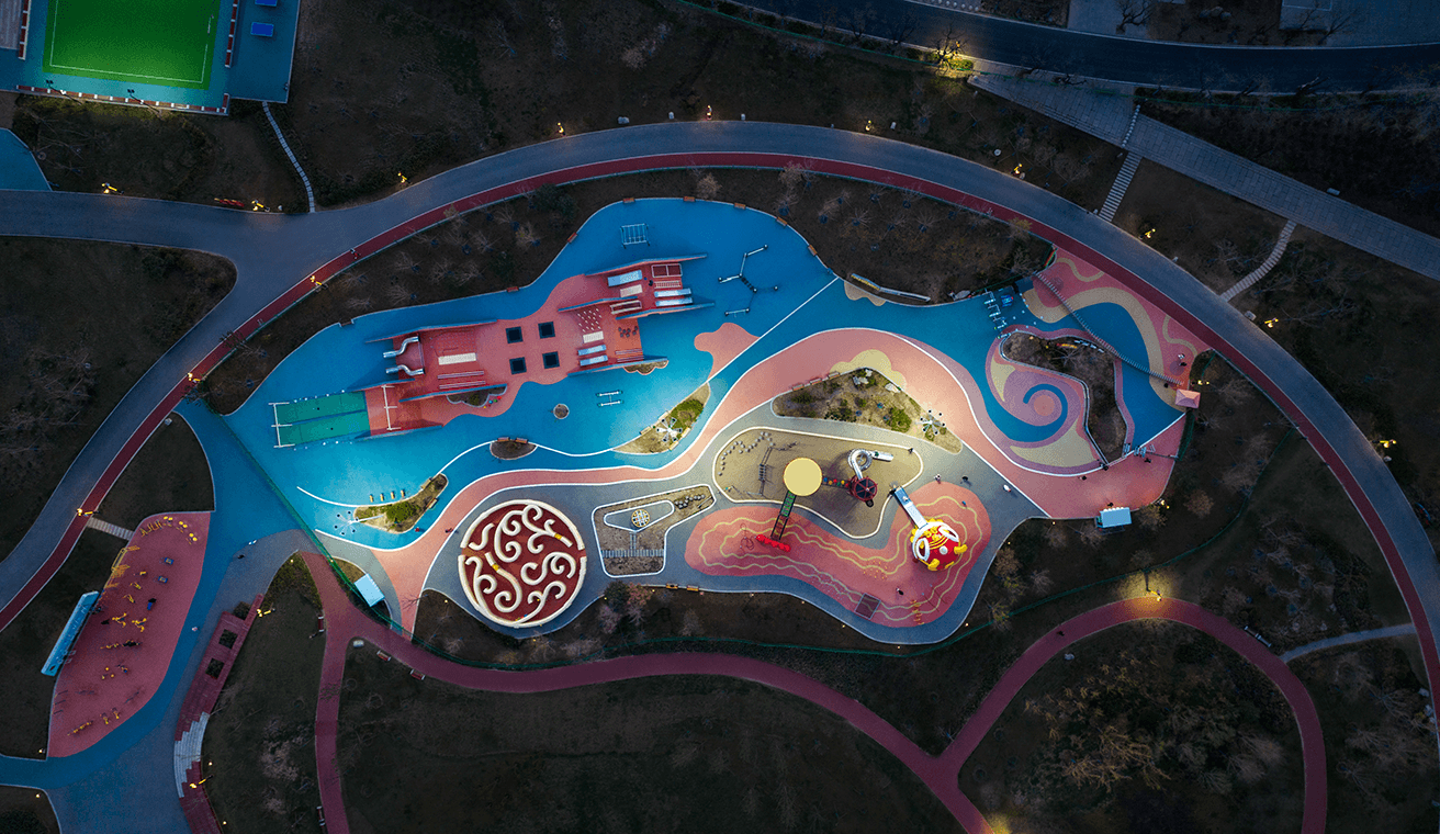 Chinese Lion Playground - Cowboy Playground