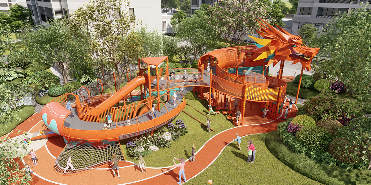 Residential Playground Equipment: Crafting the Themed Dragon Playground ...
