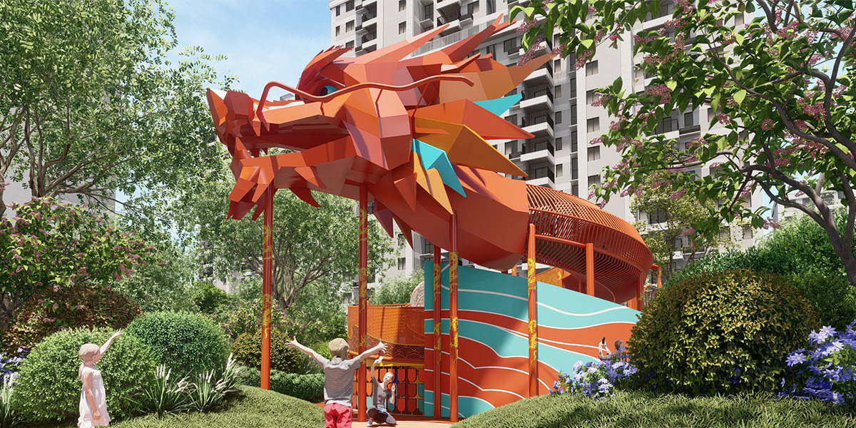 Residential Playground Equipment: Crafting the Themed Dragon Playground ...