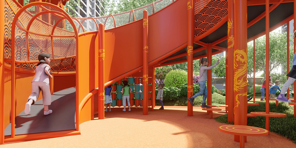 Residential Playground Equipment: Crafting the Themed Dragon Playground ...