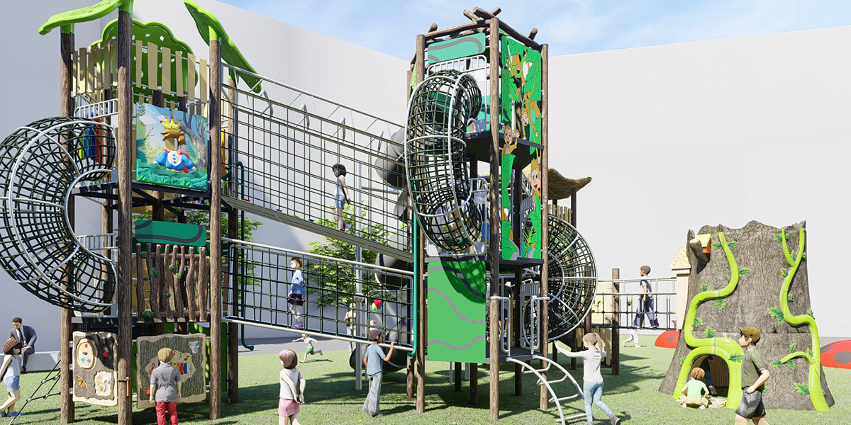 Hotel Outdoor Playground Design | Natural Style Outdoor Playground at ...